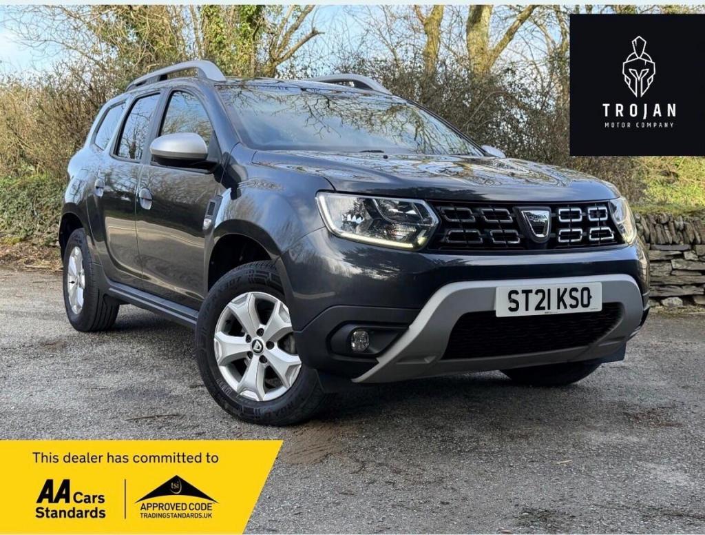 SOLD - Used DACIA DUSTER 2021 Grey in Saltash, Cornwall | Trojan Motor ...